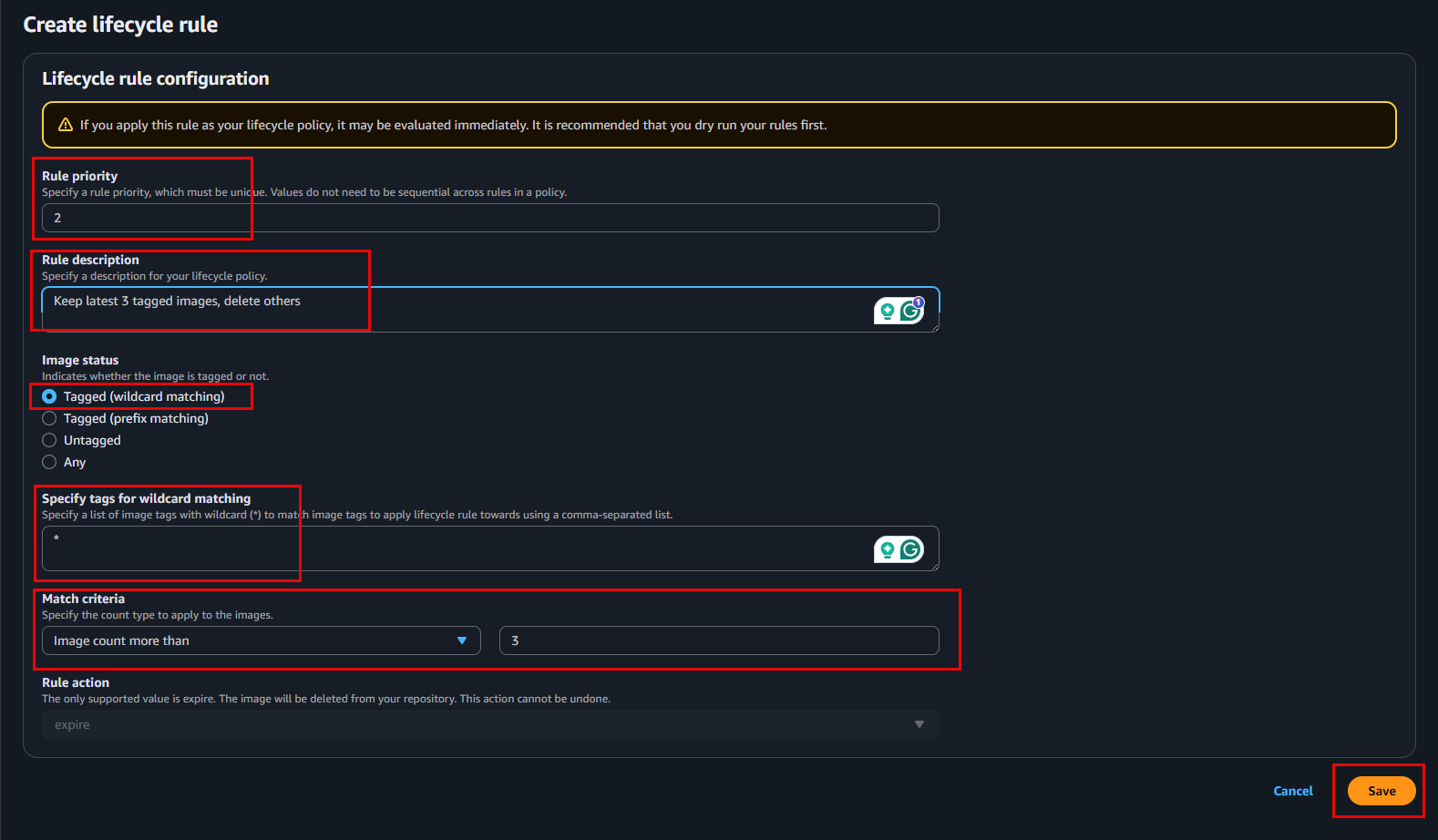 ECR Image Lifecycle Management :: Create a new AWS account.